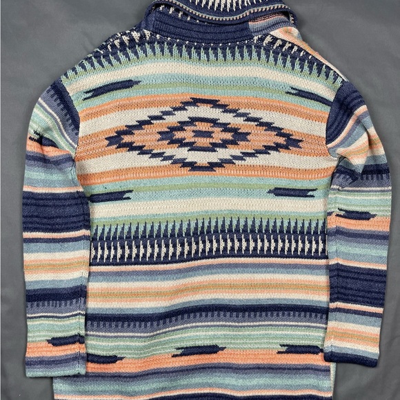 Polo Ralph Lauren | Sweaters | Polo Ralph Lauren Womens Southwestern Serape Aztec Knit Cardigan ...